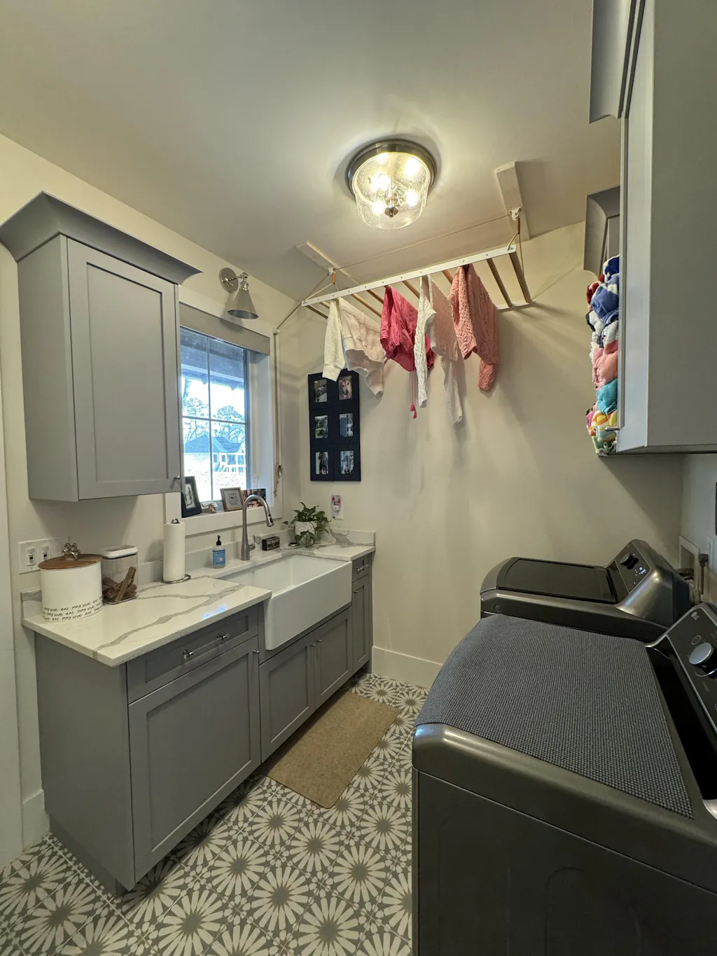 Hanging Drying Rack | Laundry Pulley Maid | George & Willy – George and ...