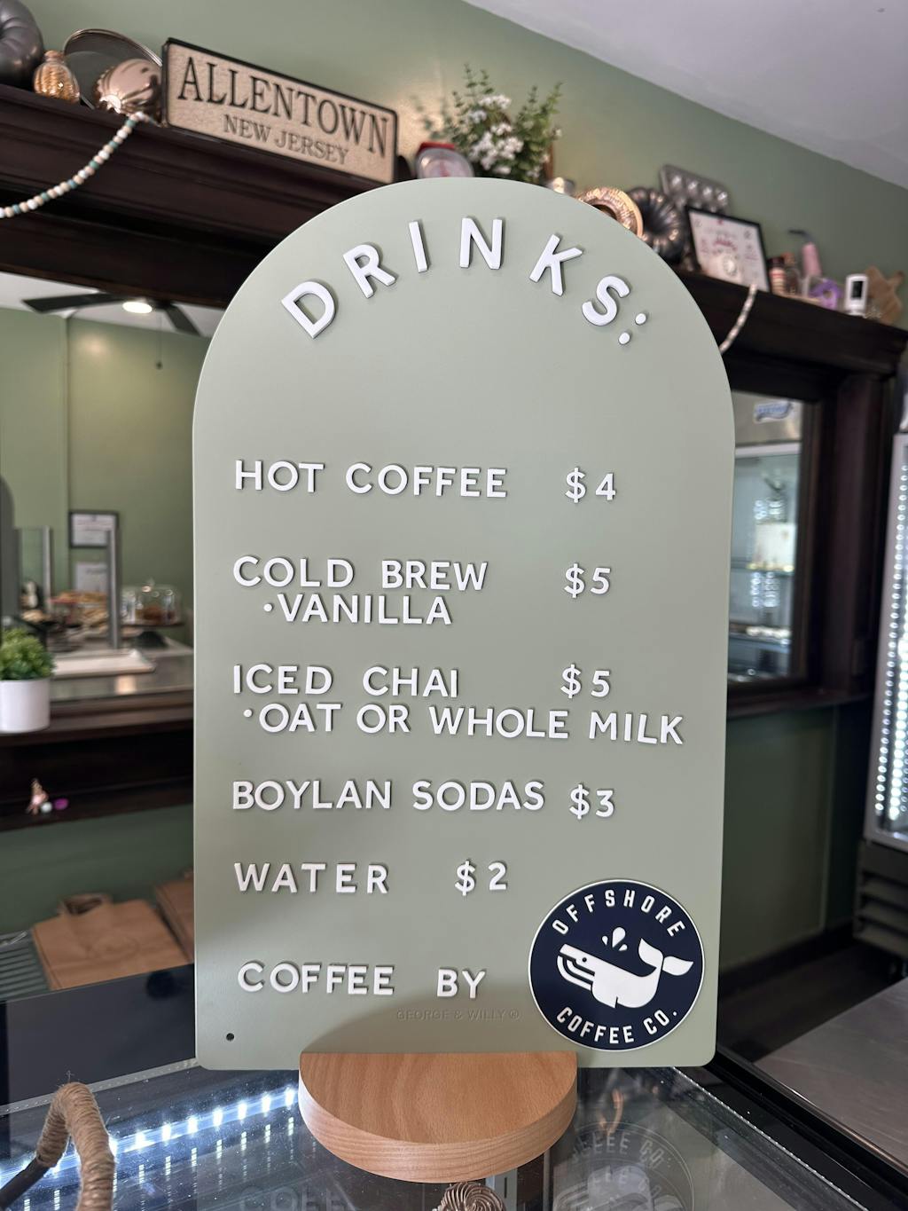 Rectangle Menu Display | Magnet Letter Display | George & Willy ...