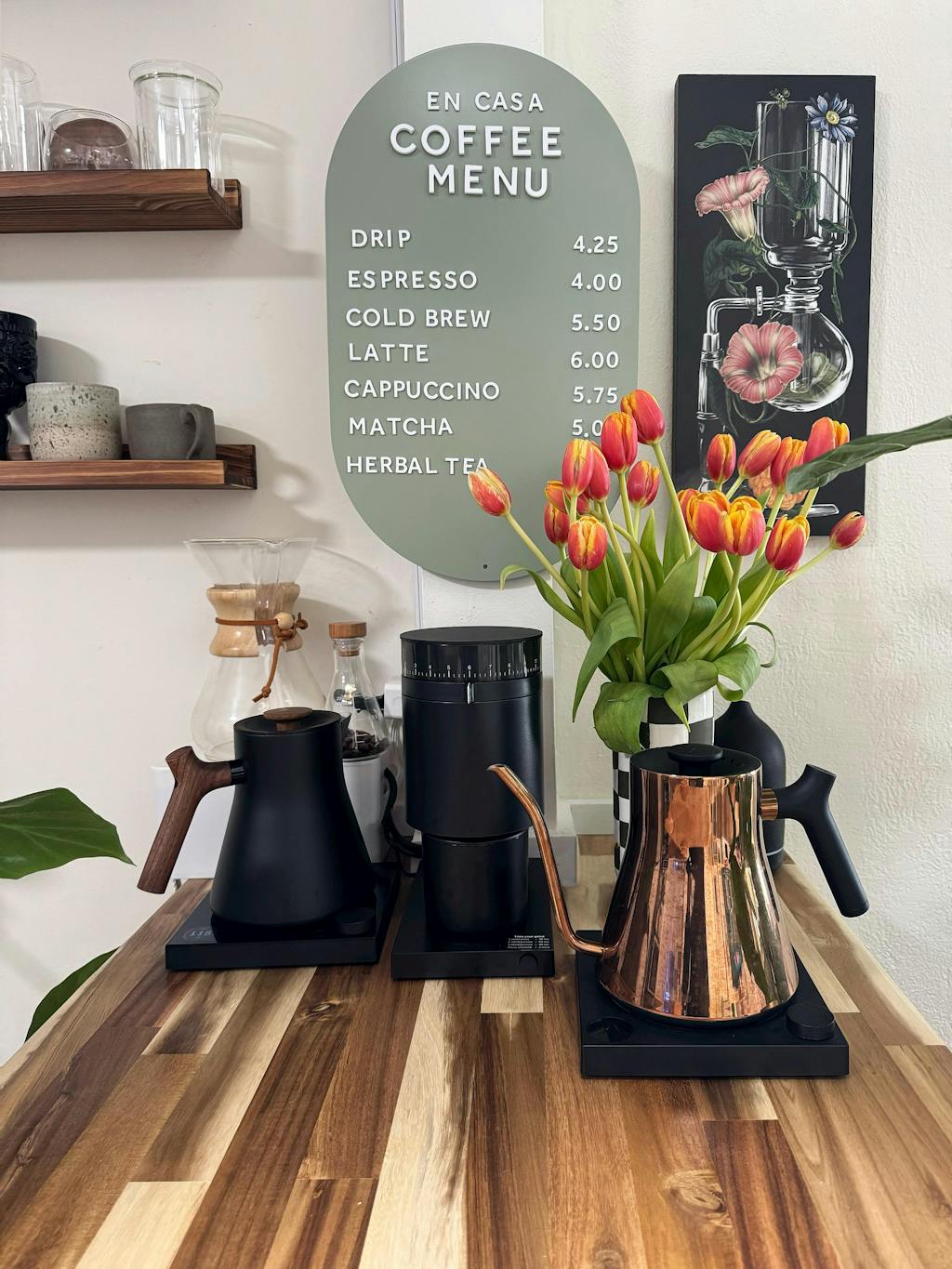 Curve Menu Display | Magnet Letter Display | George & Willy – George ...