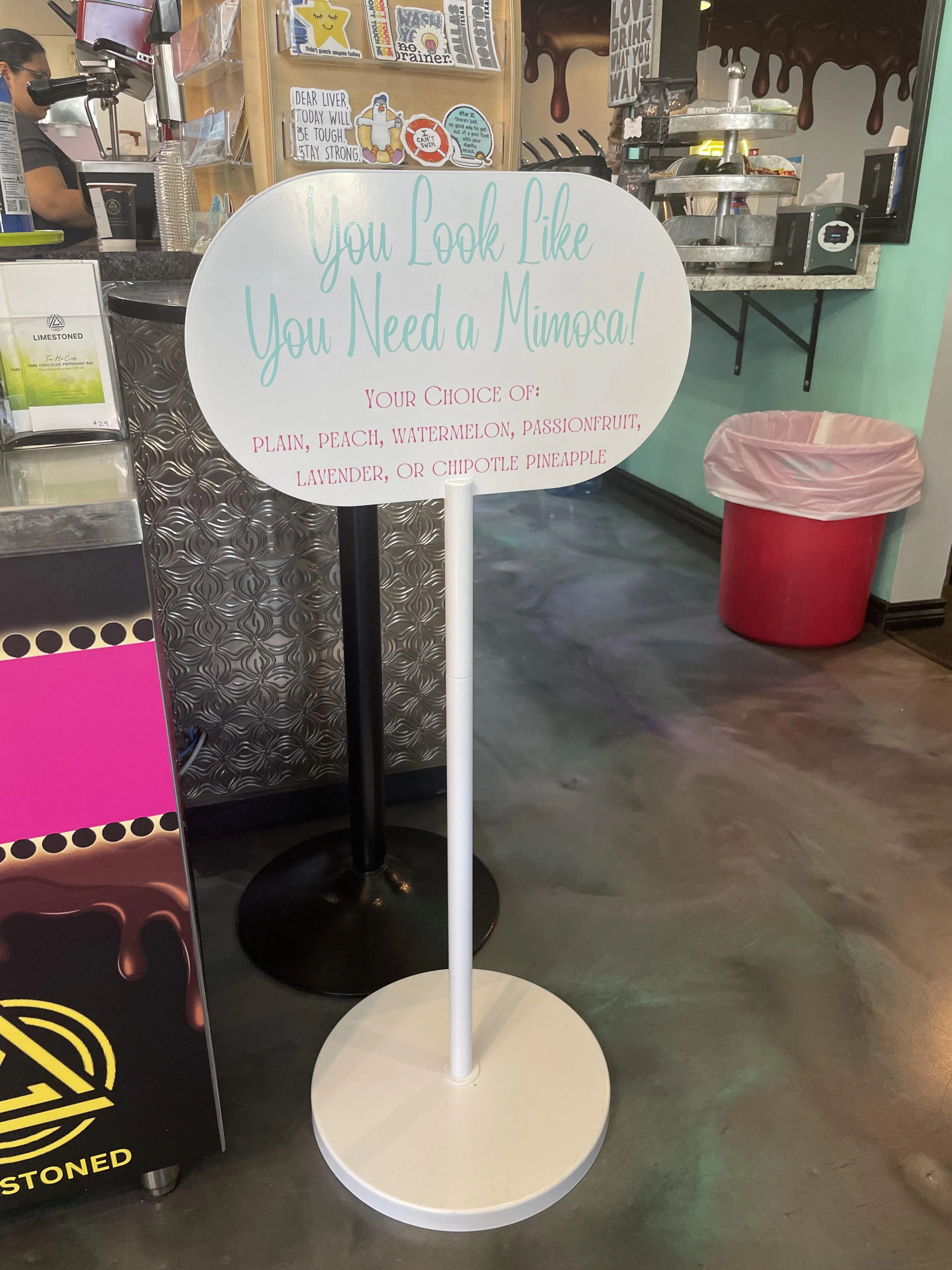 Standing Curve Sign | Free Standing Sign | George & Willy – George and ...