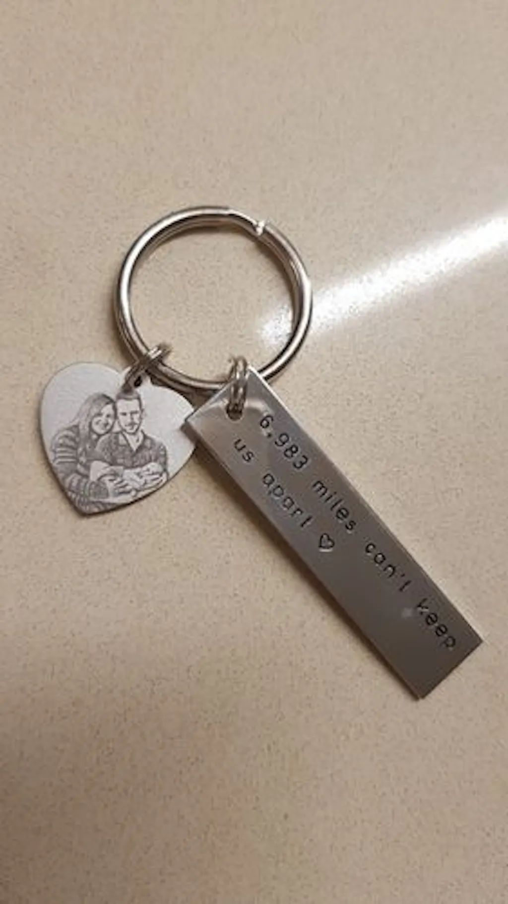 Personalized Photo Keychain With Personalized Text – Get Engravings