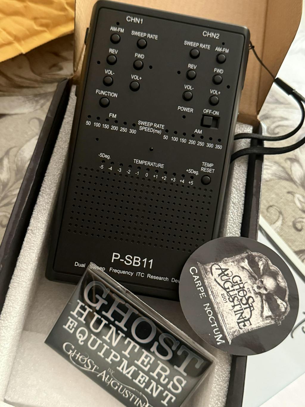 Spirit Box SB11 - Dual Band EVP and Temperature Detection – Ghost ...