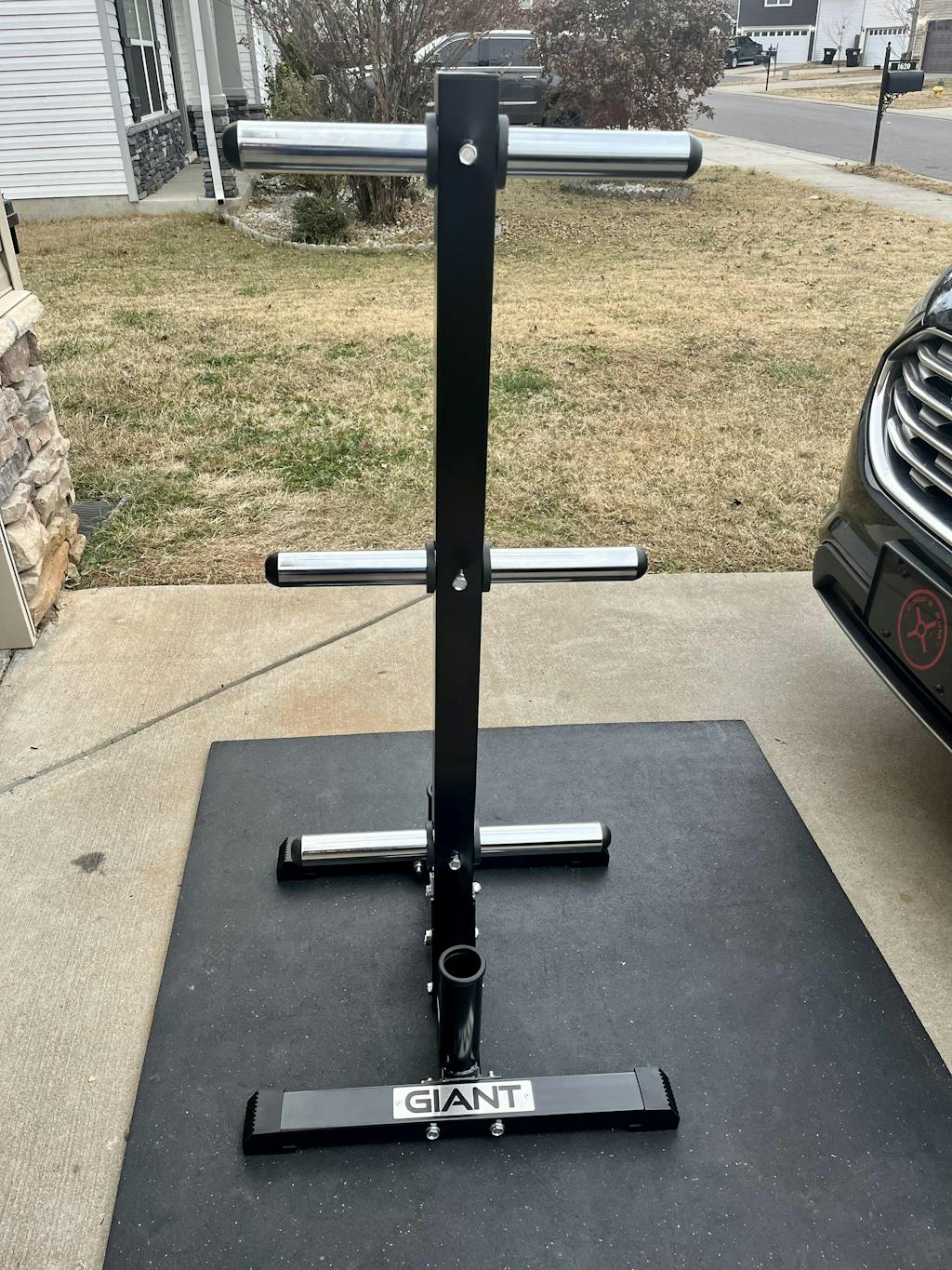 GIANT Bumper Plate Tree w/ Bar Storage – Giant Lifting