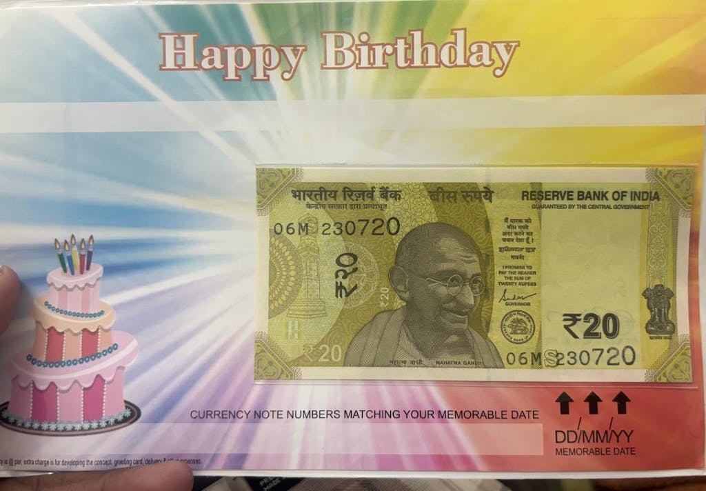 Buy Birthday Currency Note online in India | Giftify