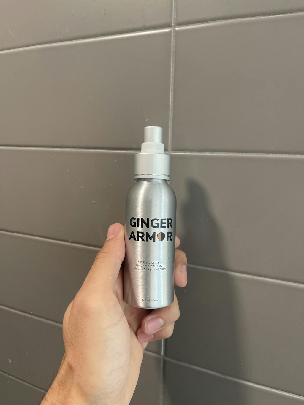 Ginger Armor daily sunscreen