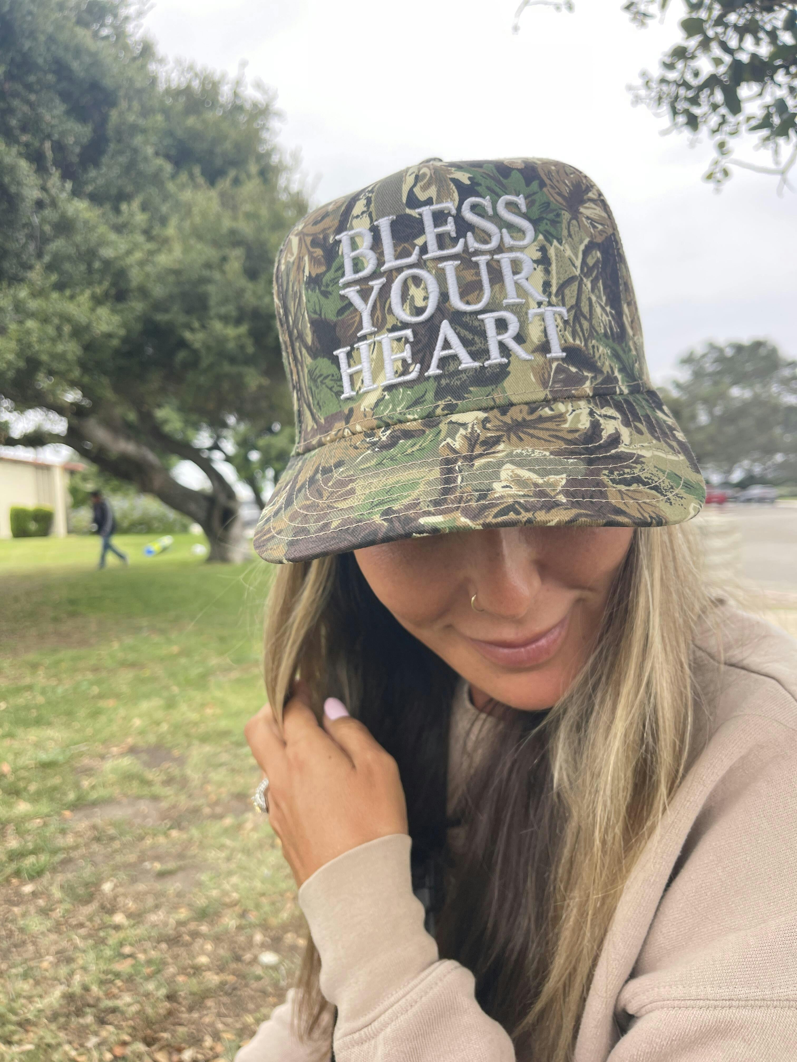 BLESS YOUR HEART HAT – Ginnecarow