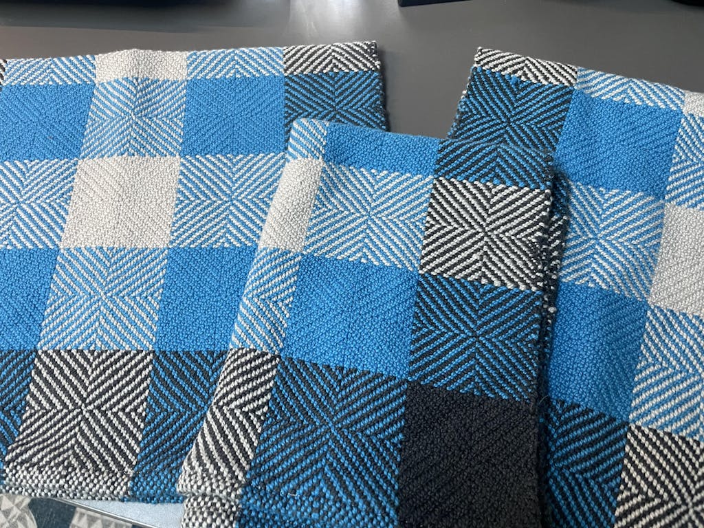 Checked Twill Towels Weaving Pattern - Gist Yarn