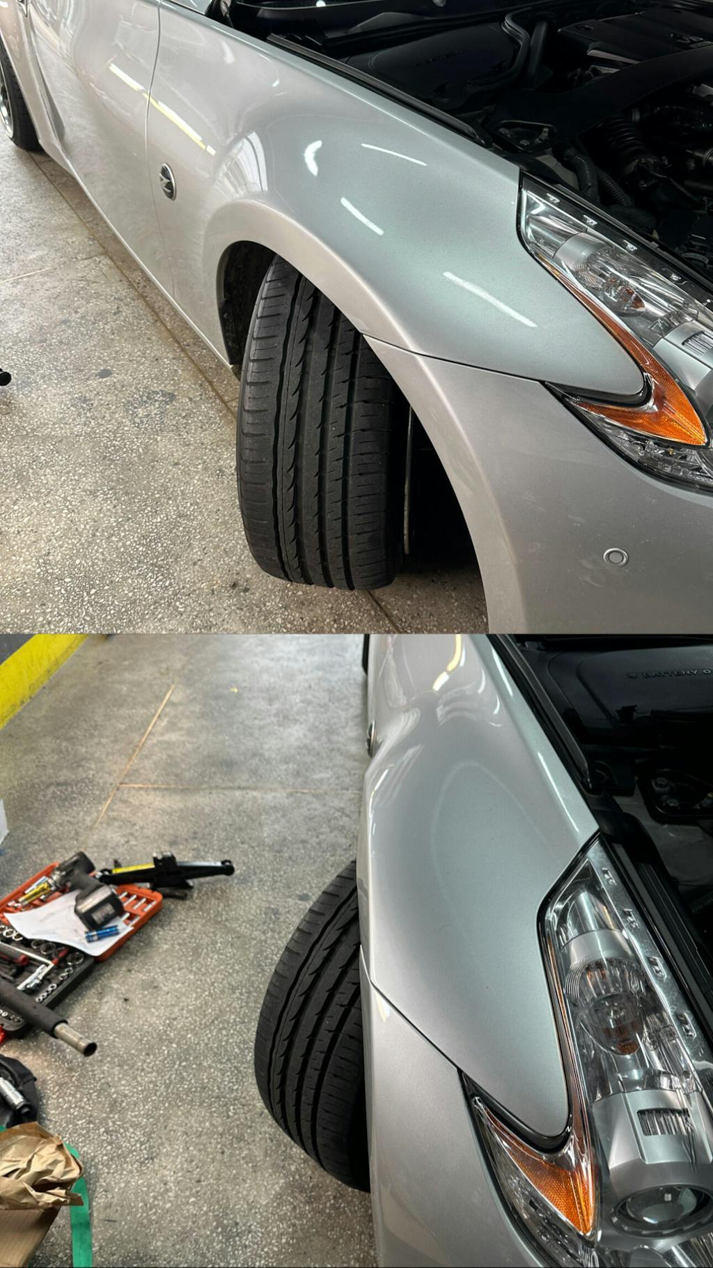 Z34 370z/G37 Super Lock Angle Kit with ackerman adjustment