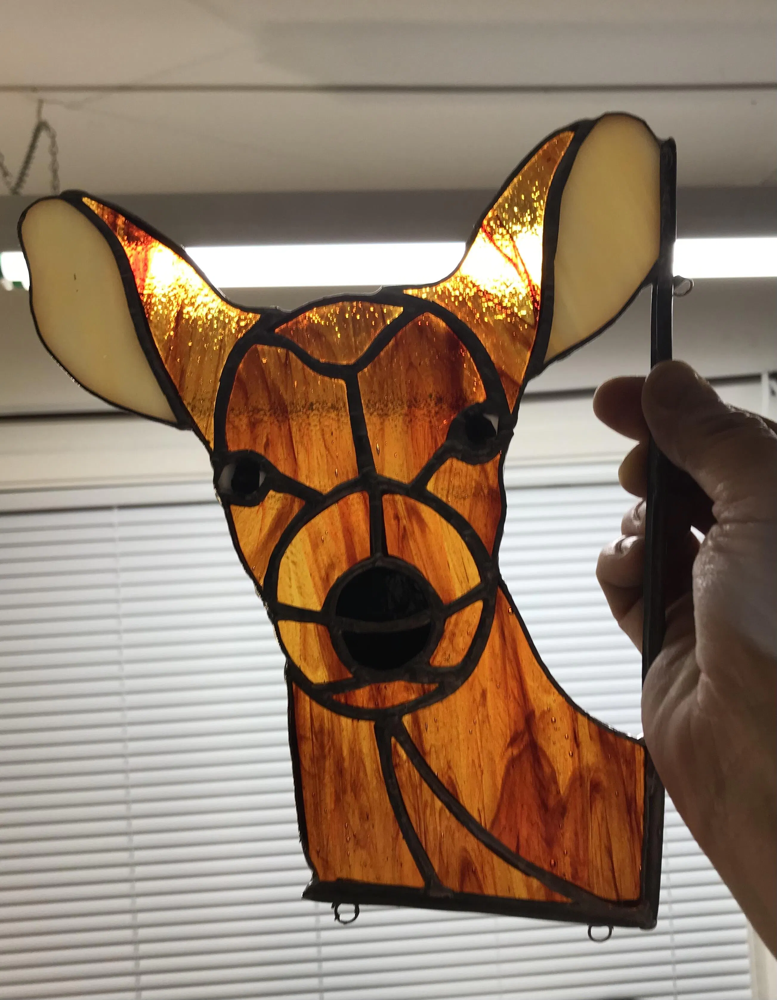 Deer Stained Glass Pattern for Window Corner – GlassyRock Arts