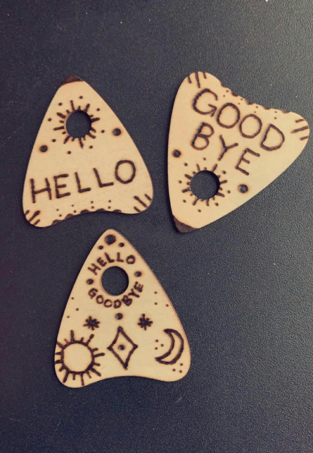 Ouija Board Planchette Laser Cut Wood Shape – Glitter Lambs
