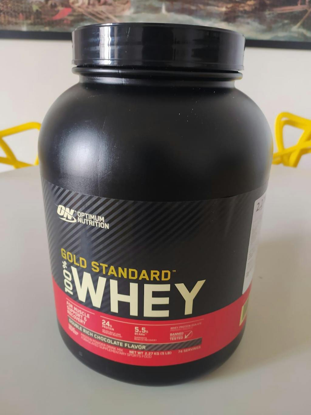 100% Whey Optimum Nutrition Gold Standard Chocolate 2,27kg - 5 Lbs ...