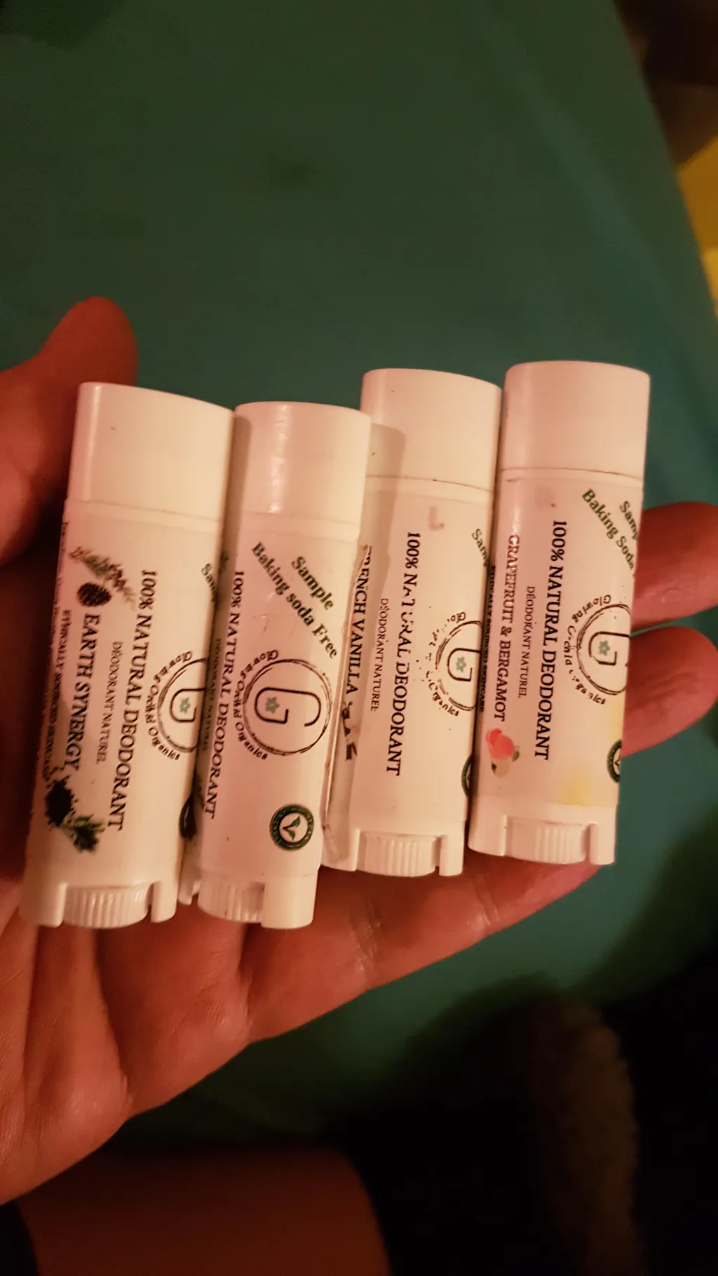 Mini Sample Deodorants - Glowing Orchid Organics