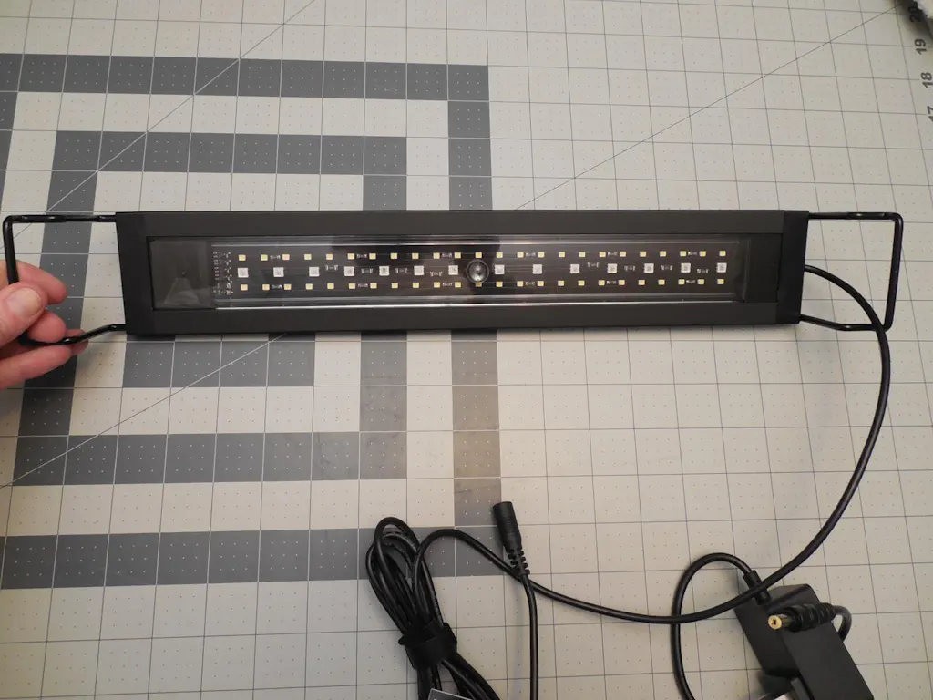 GLOWRIUM IP67 Full Spectrum Freshwater Planted Tank Light, Dimmable RGB ...