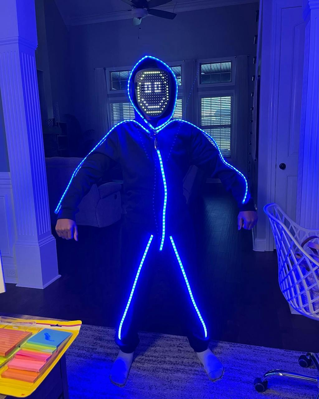 Adult Led Stickman Costume By Glowy Zoey