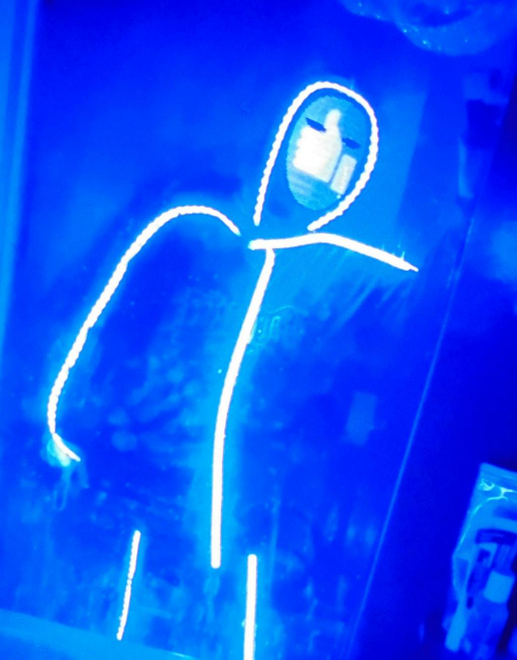 RGB Color Changeable light up LED Stick Figure Kit by Glowy Zoey