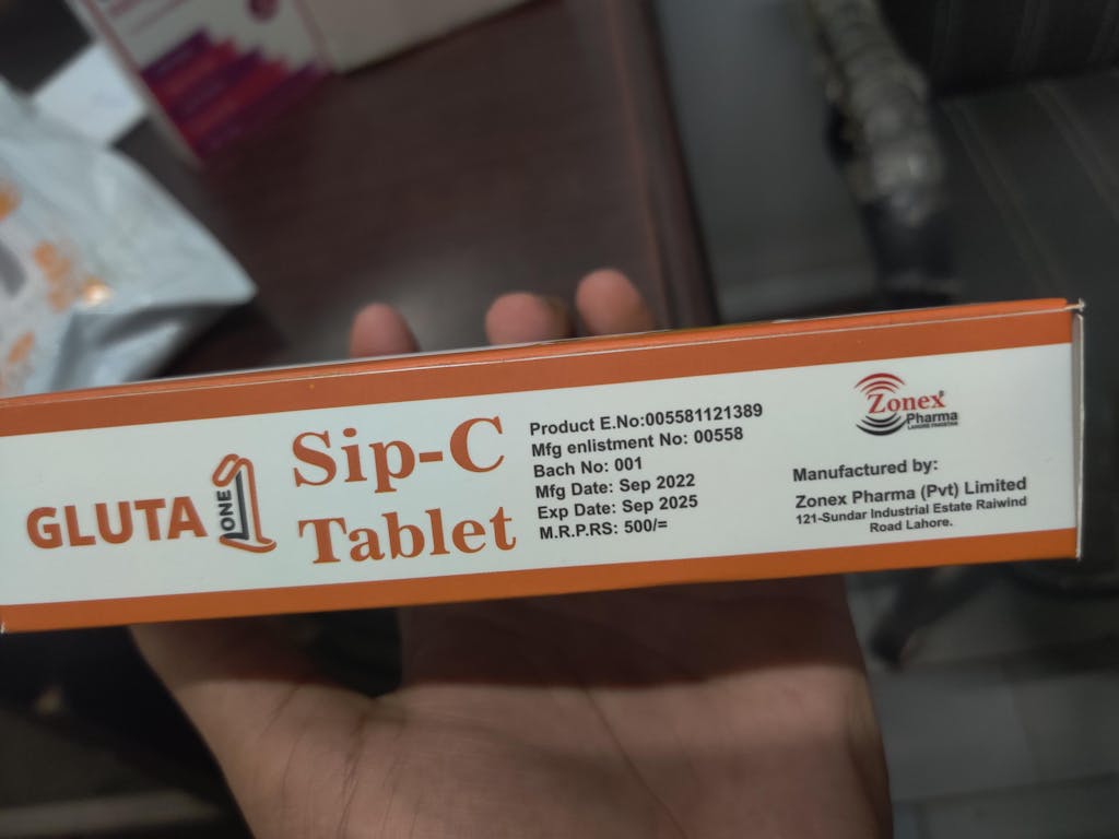 Gluta One Skin Whitening Tablets - Glutathione 500mg - Full Body White ...