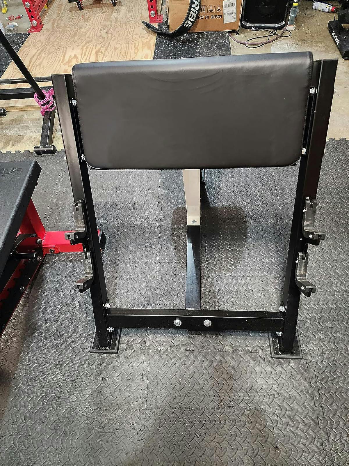 GMWD Adjustable Arm Curl Machine, Preacher Curl Bench 400LBS Bicep Curl ...