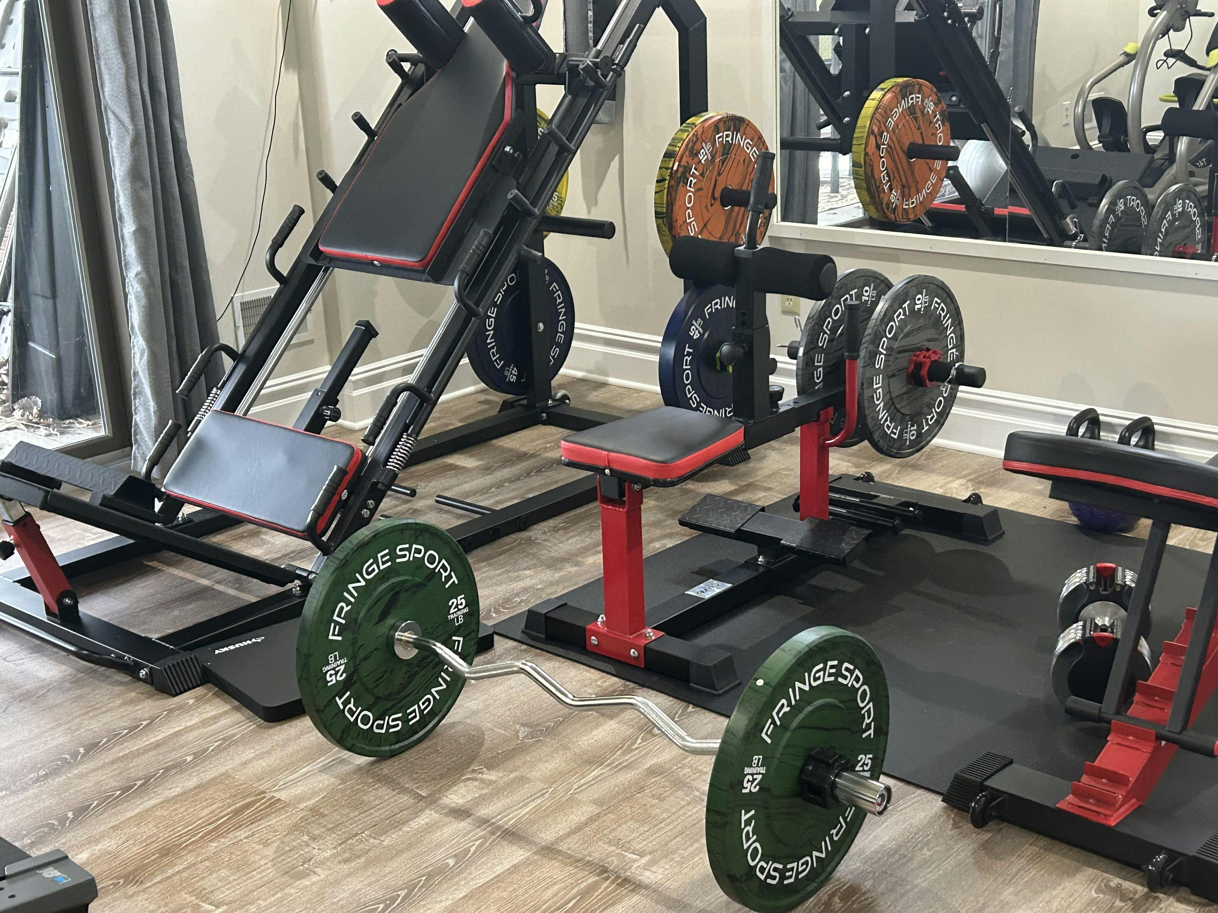 GMWD 3-In-1 Hack Squat Leg Press Machine 1500lbs Capacity Compact Leg ...