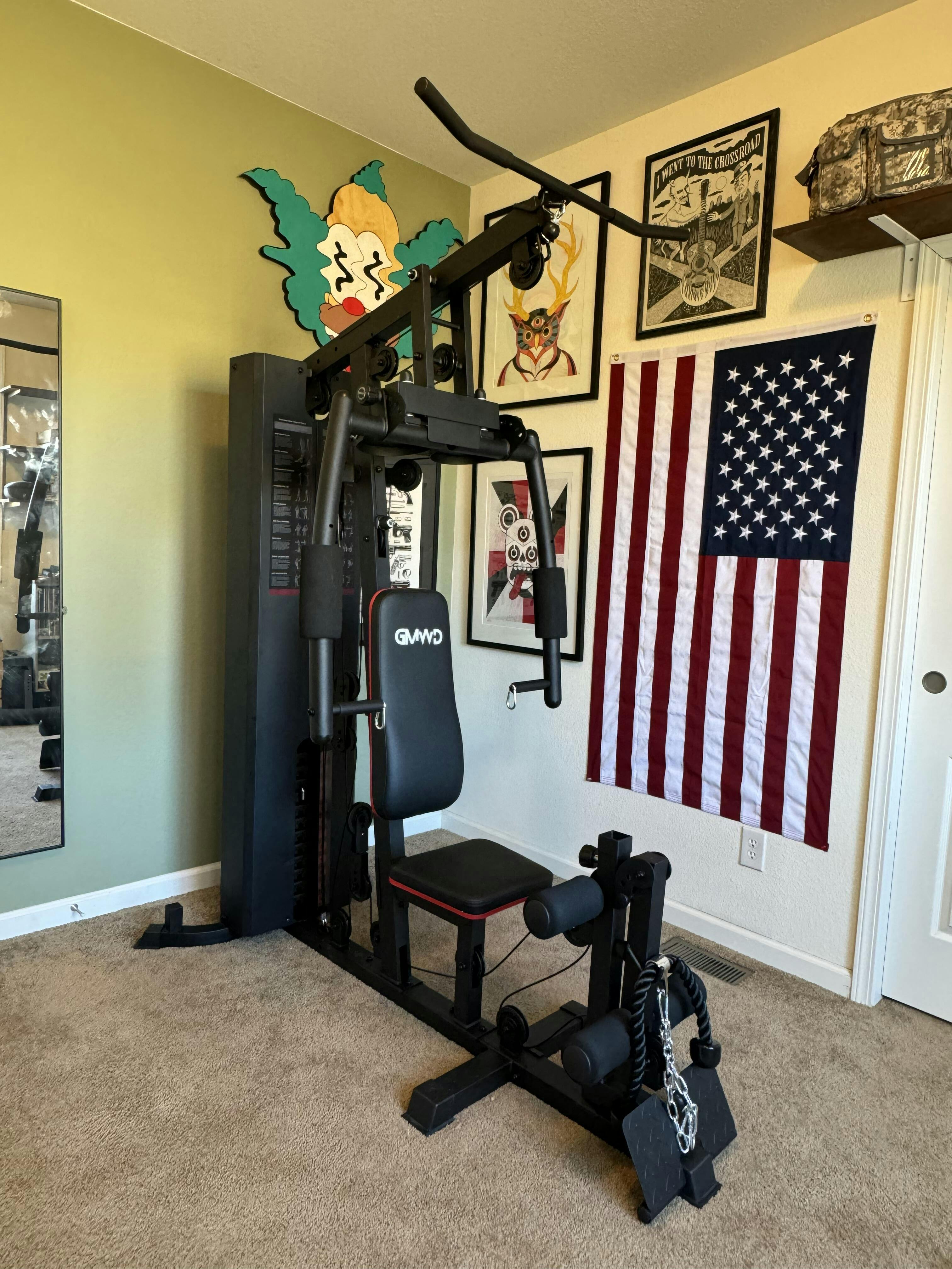 GMWD Multi Gym Station with Weight Stack, Multi-Stack Gym Systems