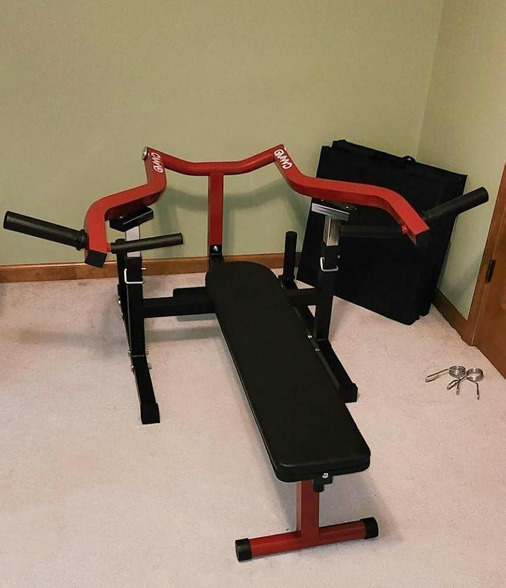 GMWD Chest Press Machine with Independent Arms, Foldable Bench Press ...