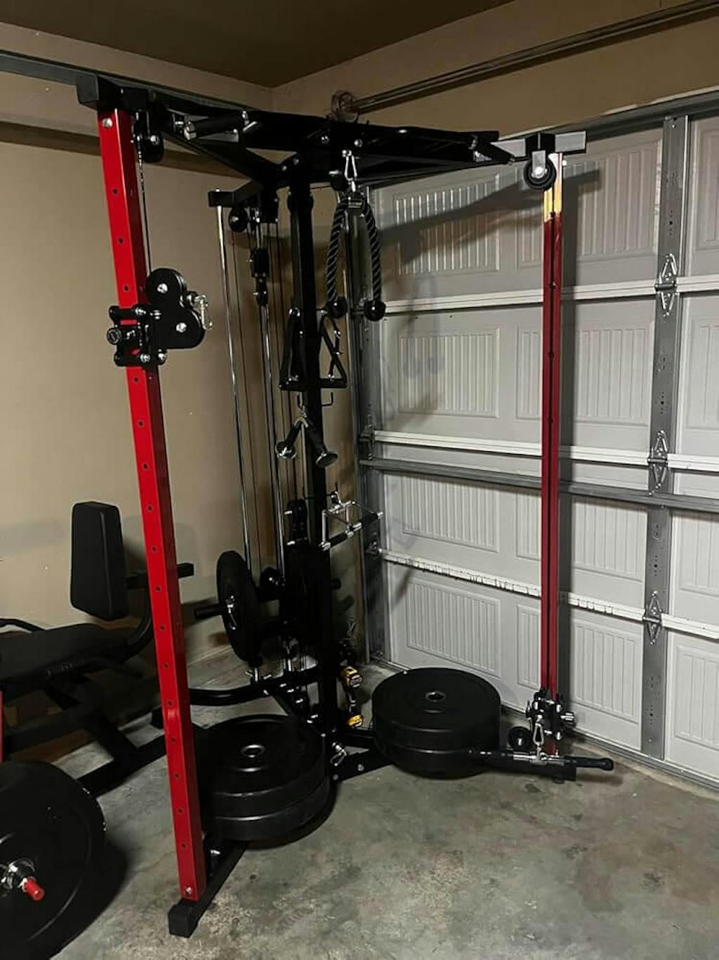 GMWD Functional Trainer Cable Crossover Machine Dual Pulley Full Body
