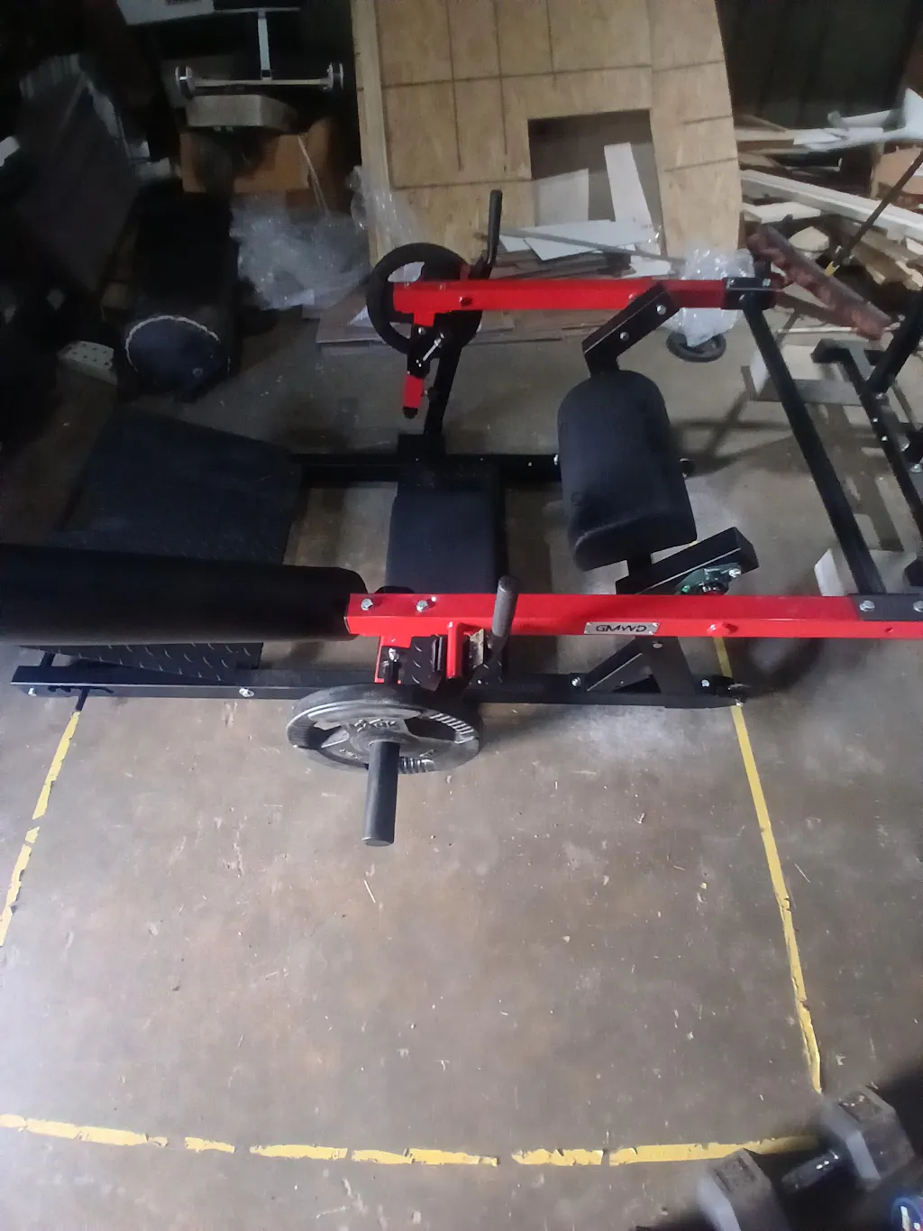 GMWD Hip Thrust Machine 800LB Plate-Loaded Glute Drive Machine For Butt ...