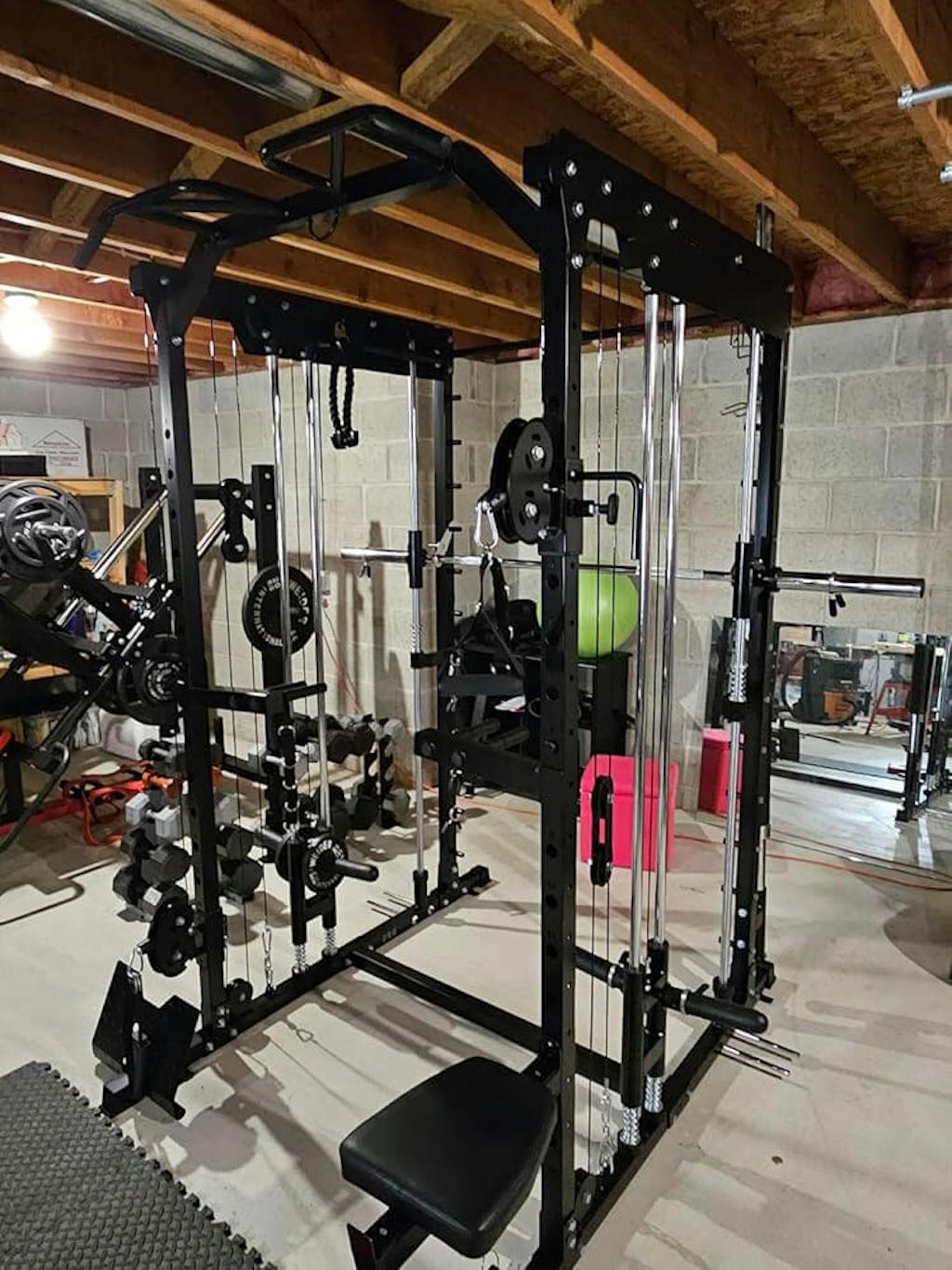 GMWD Dual Action Smith Machine with Functional Trainer with Cables