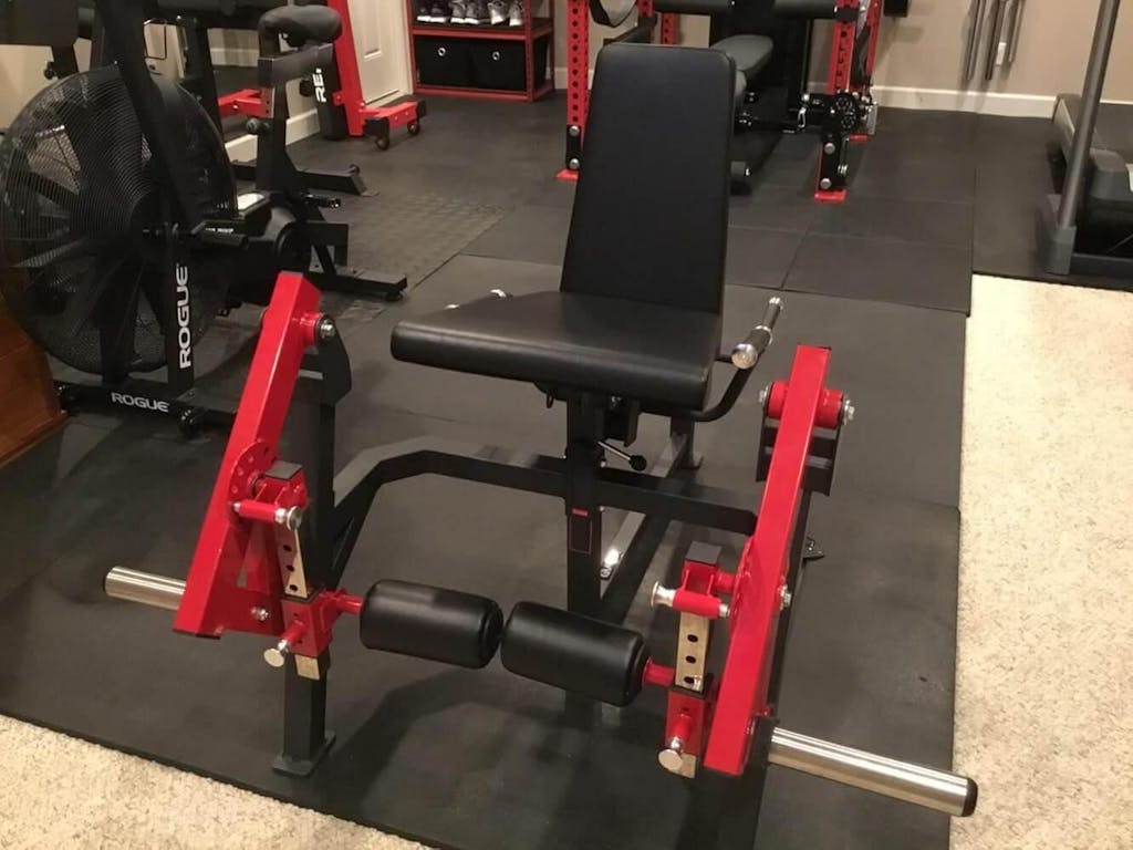 GMWD 4-in-1 Isolated Leg Extension and Curl Machine LE03, Heavy Duty ...