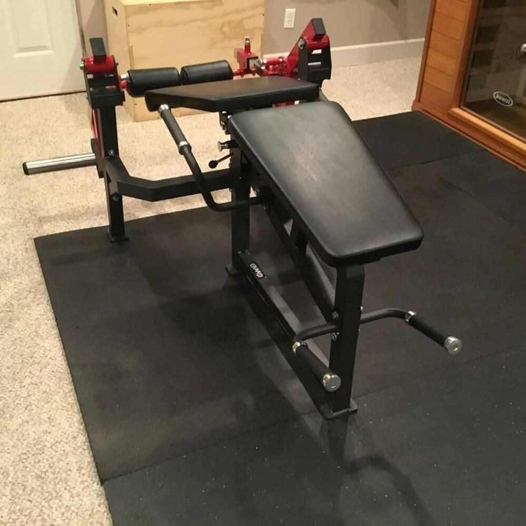 GMWD 4-in-1 Isolated Leg Extension and Curl Machine LE03, Heavy Duty ...