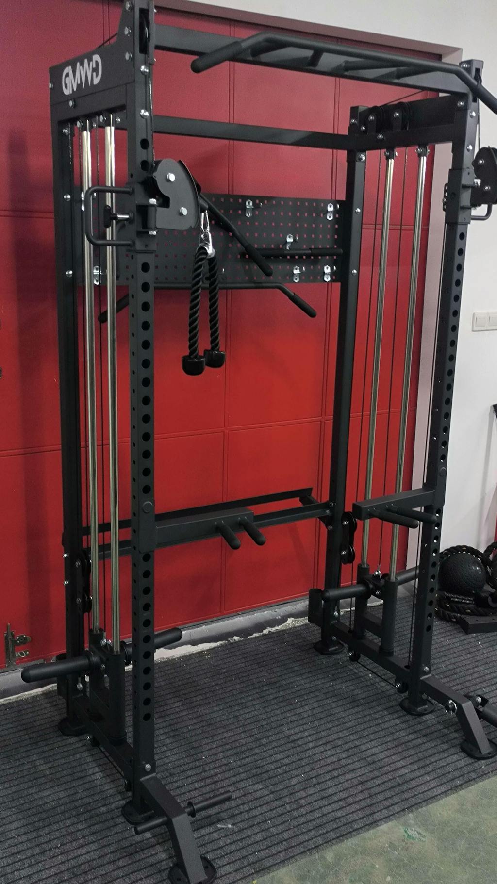 GMWD Half Rack with Functional Trainer Plate Loaded Safety Guarantee