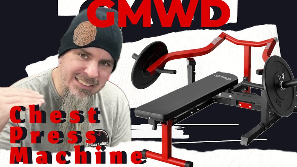 GMWD Chest Press Machine with Independent Arms, Foldable Bench Press ...