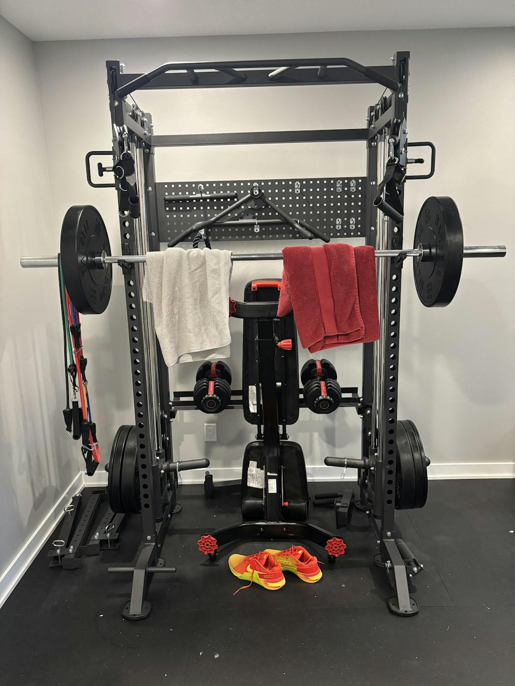 GMWD Half Rack with Functional Trainer Plate Loaded Safety Guarantee