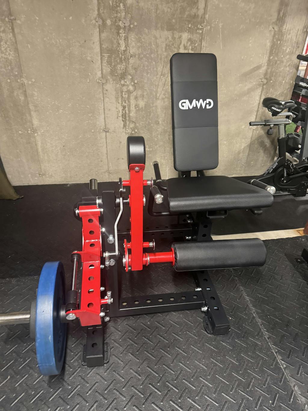 GMWD Commercial Leg Extension Prone Leg Curl Machine Plate Loaded Tall Fit