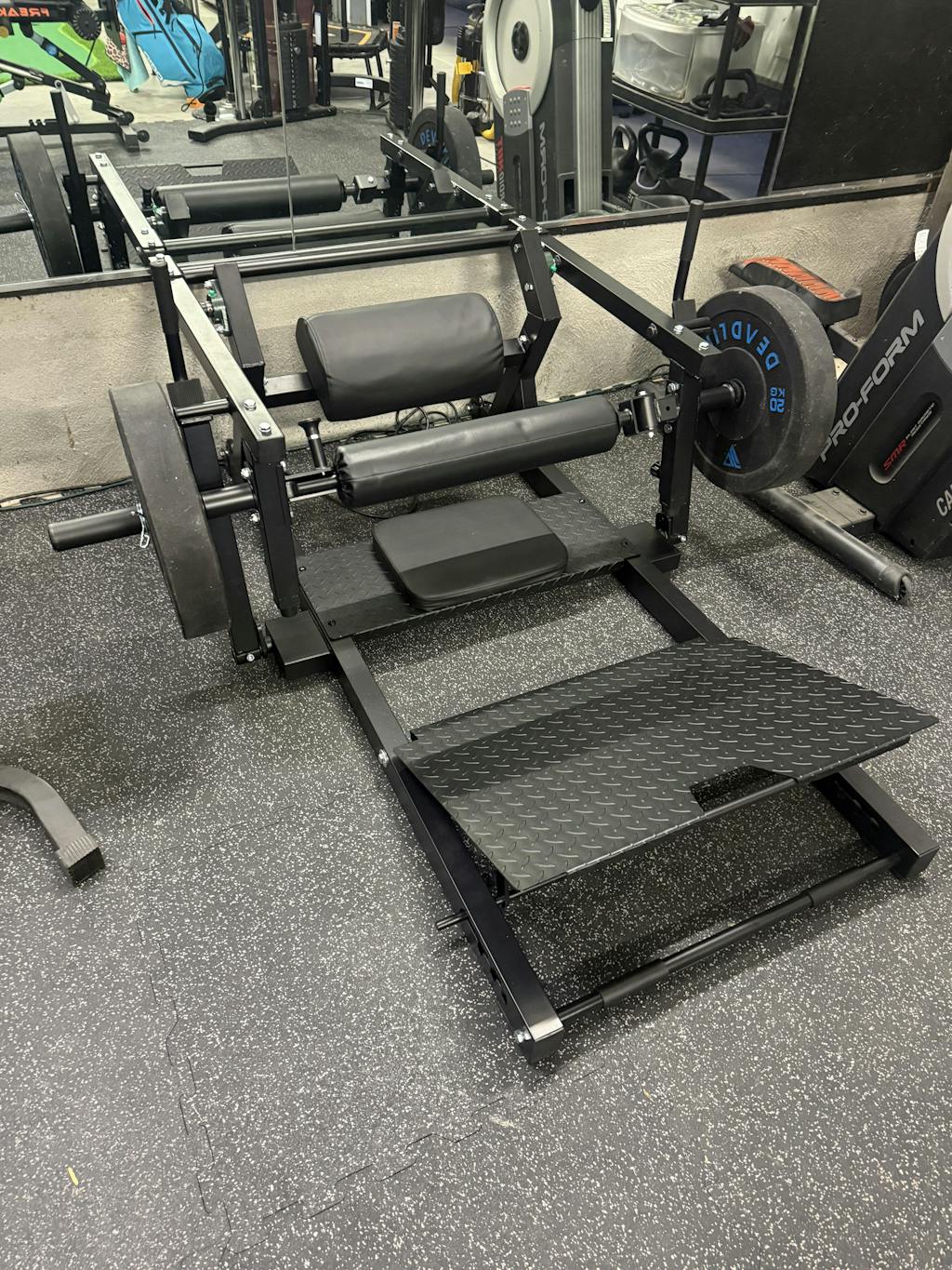 GMWD Hip Thrust Machine 800LB Plate-Loaded Glute Drive Machine For Butt ...