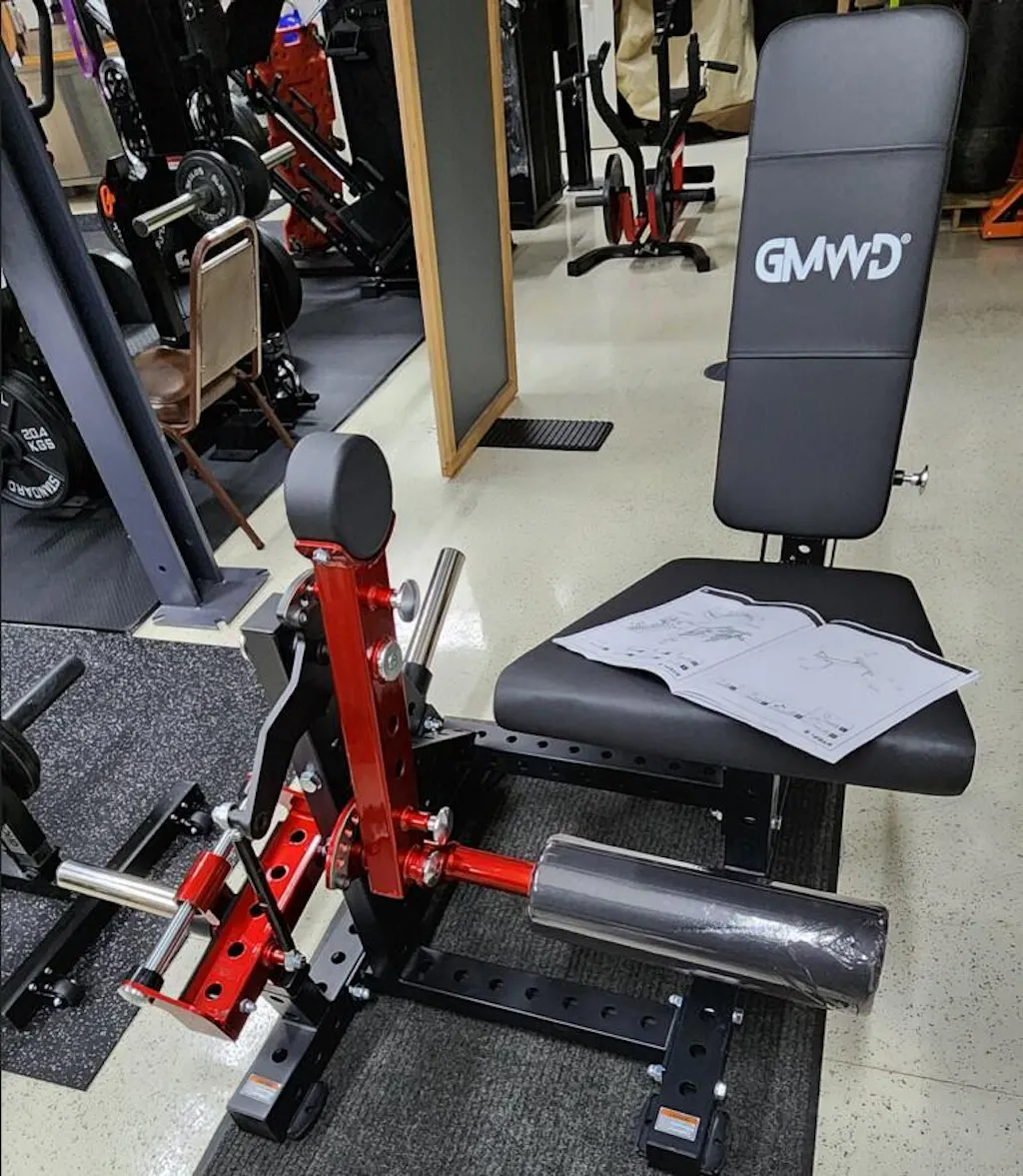 GMWD Commercial Leg Extension Prone Leg Curl Machine Plate Loaded Tall Fit