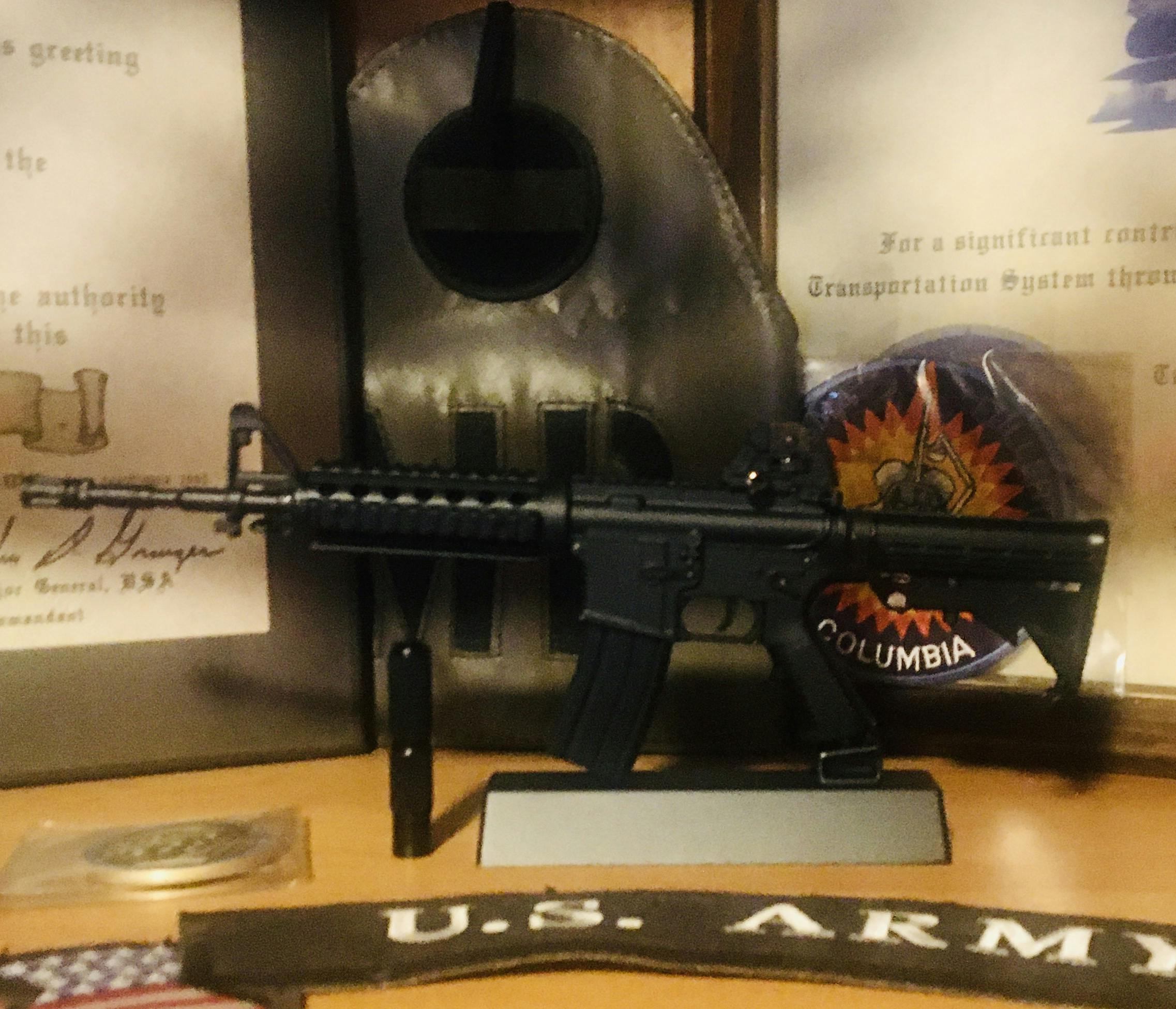 Miniature AR15 Die Cast Model Black | GoatGuns – Goat Guns