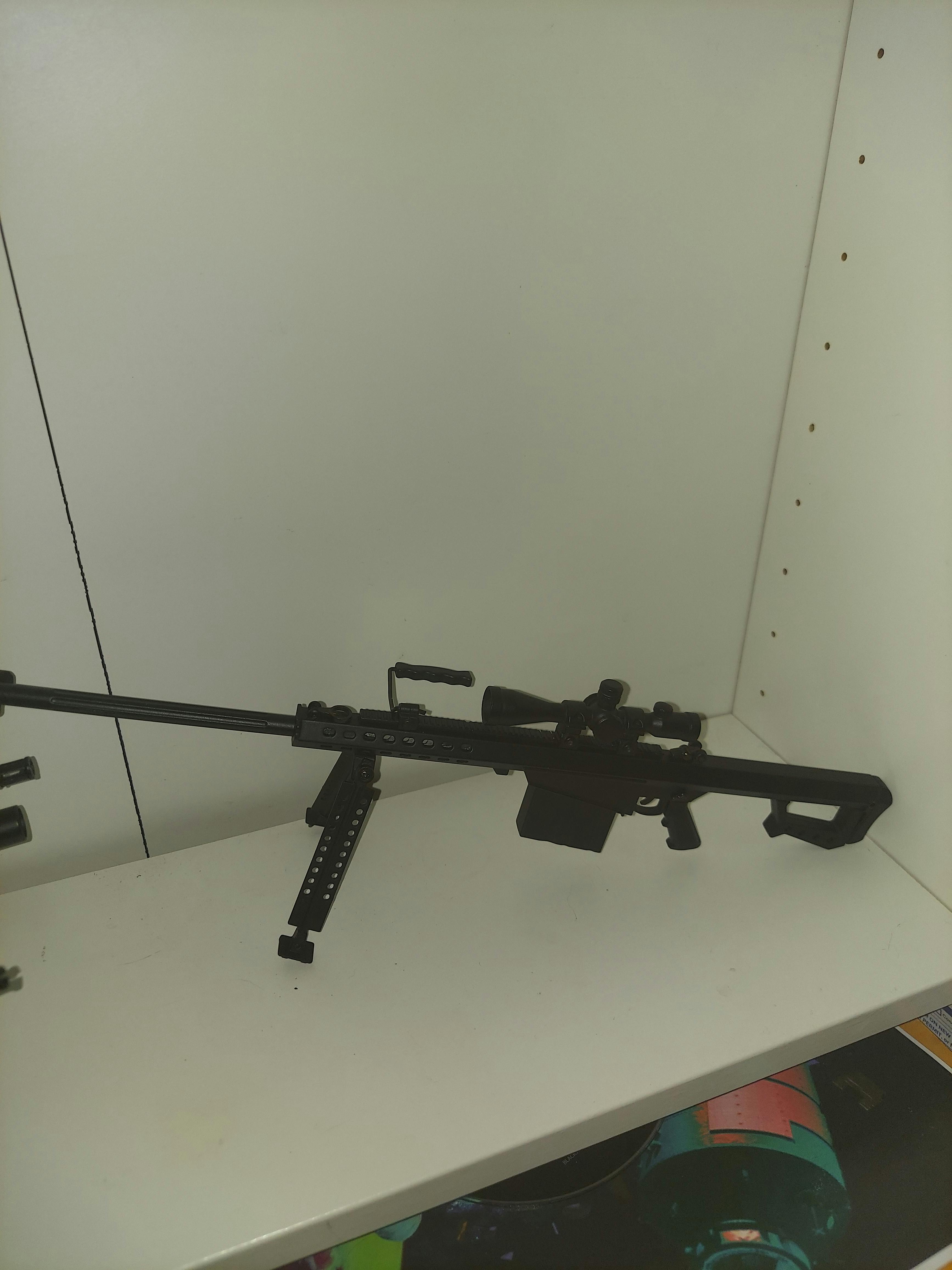 Miniature .50 cal Barrett 82A1 Model Black | GOATGUNS – Goat Guns