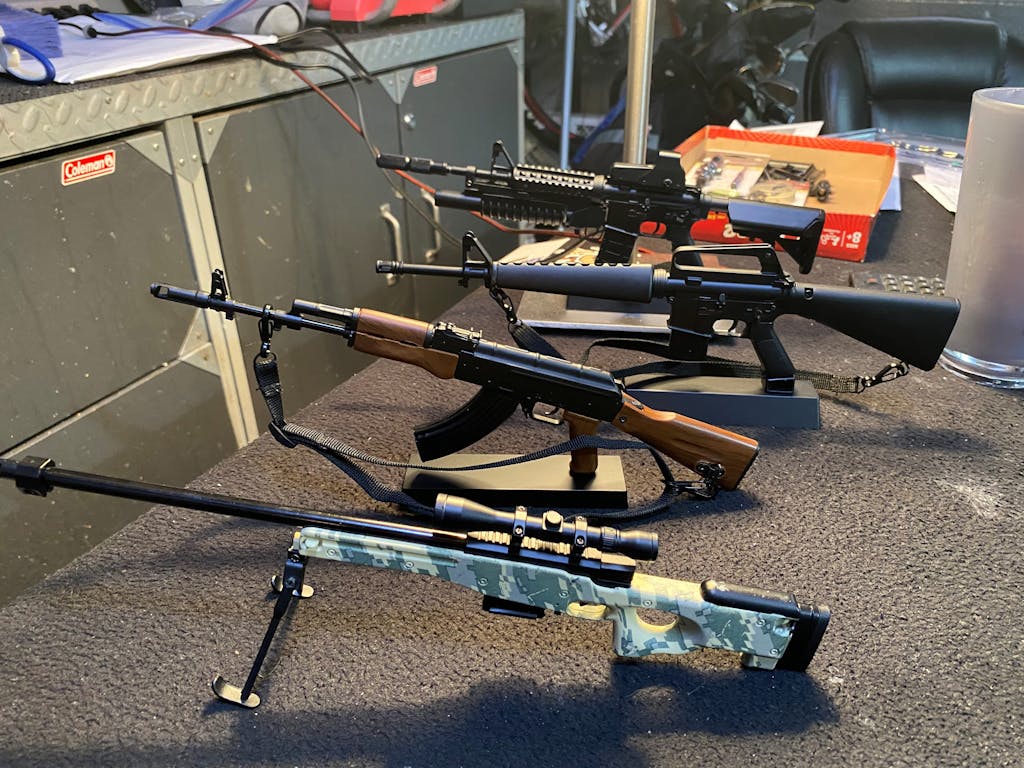 Miniature AR15 Die Cast Model Black | GoatGuns – Goat Guns