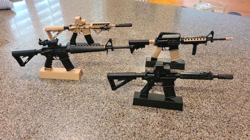 Miniature AR15 Die Cast Model Black | GoatGuns – Goat Guns