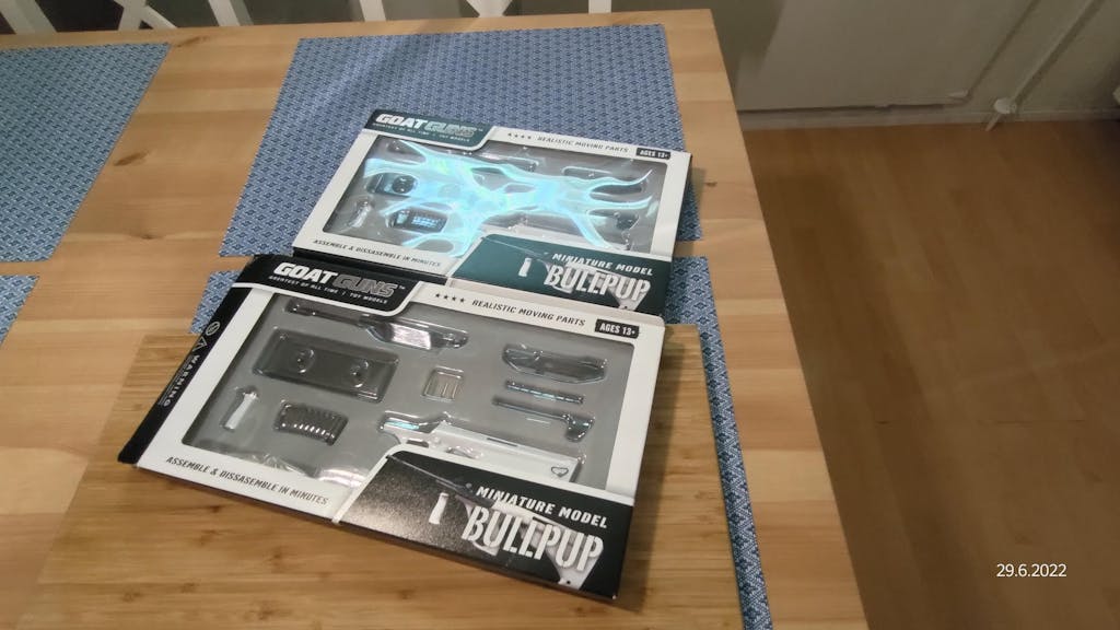 Miniature White BullPup Model | GoatGuns Exclusive – GoatGun Models