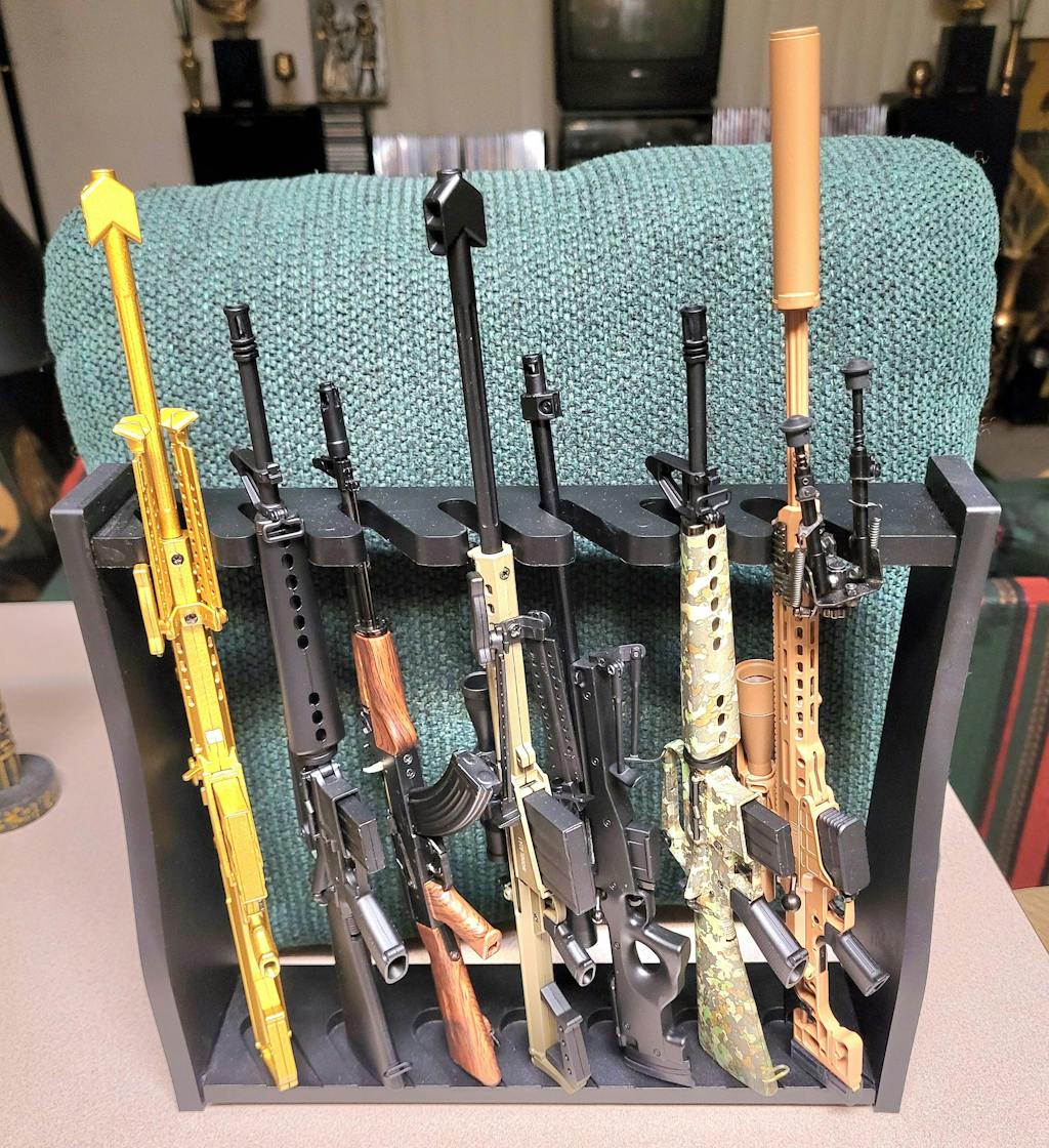 Miniature White BullPup Model | GoatGuns Exclusive – GoatGun Models