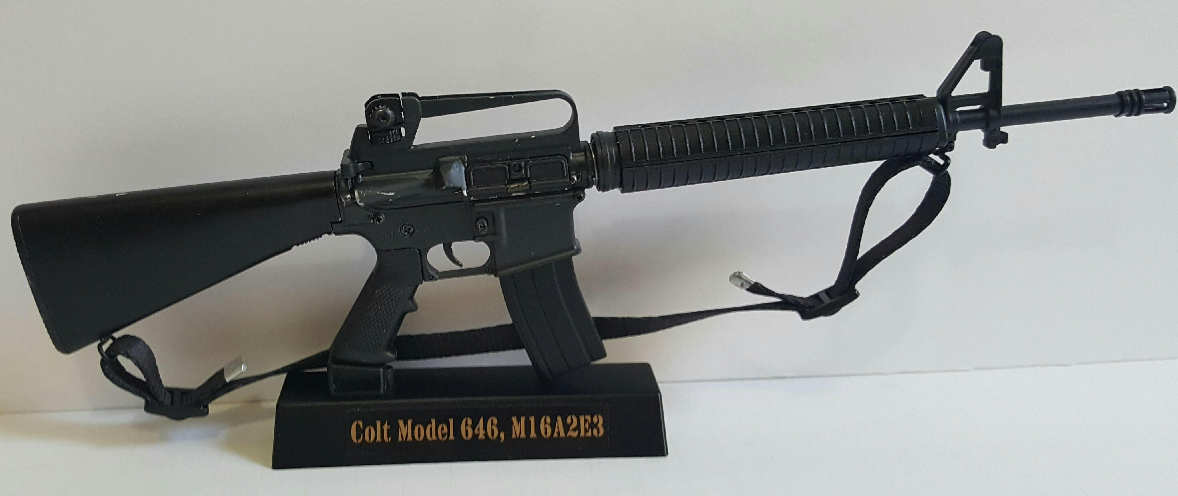 Miniature M16A1 Model in Black | GoatGuns – Goat Guns