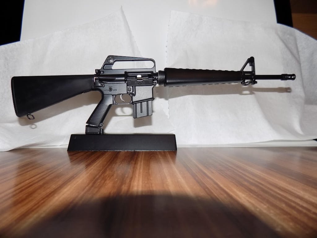 Miniature M16A1 Model in Black | GoatGuns – GoatGun Models