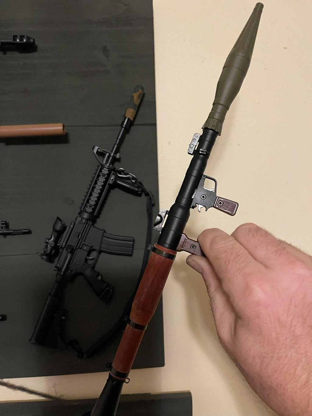 Miniature RPG Model | 1:3 Scale diecast Metal + Real Wood – GoatGun Models