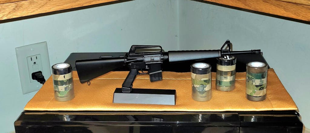 Miniature M16A1 Model in Black | GoatGuns – GoatGun Models