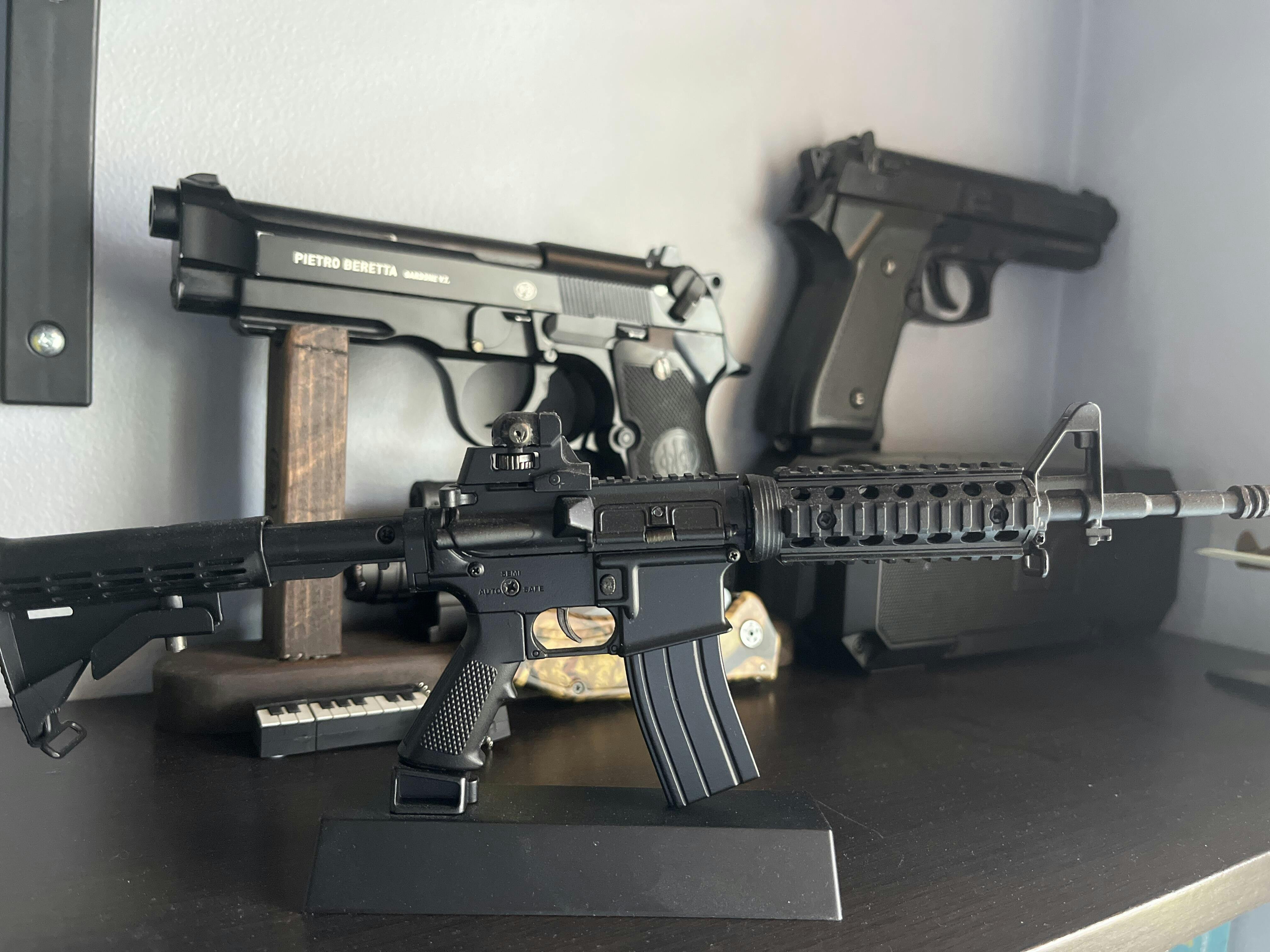 Miniature AR15 Die Cast Model Black | GoatGuns – Goat Guns
