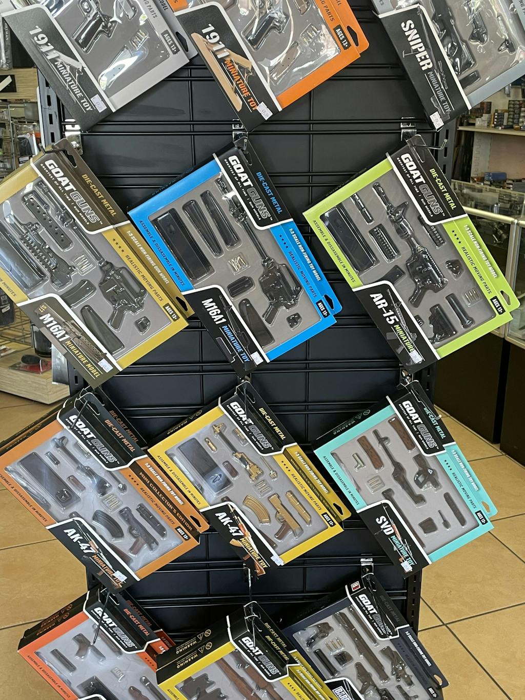 Miniature M16A1 Model in Black | GoatGuns – GoatGun Models