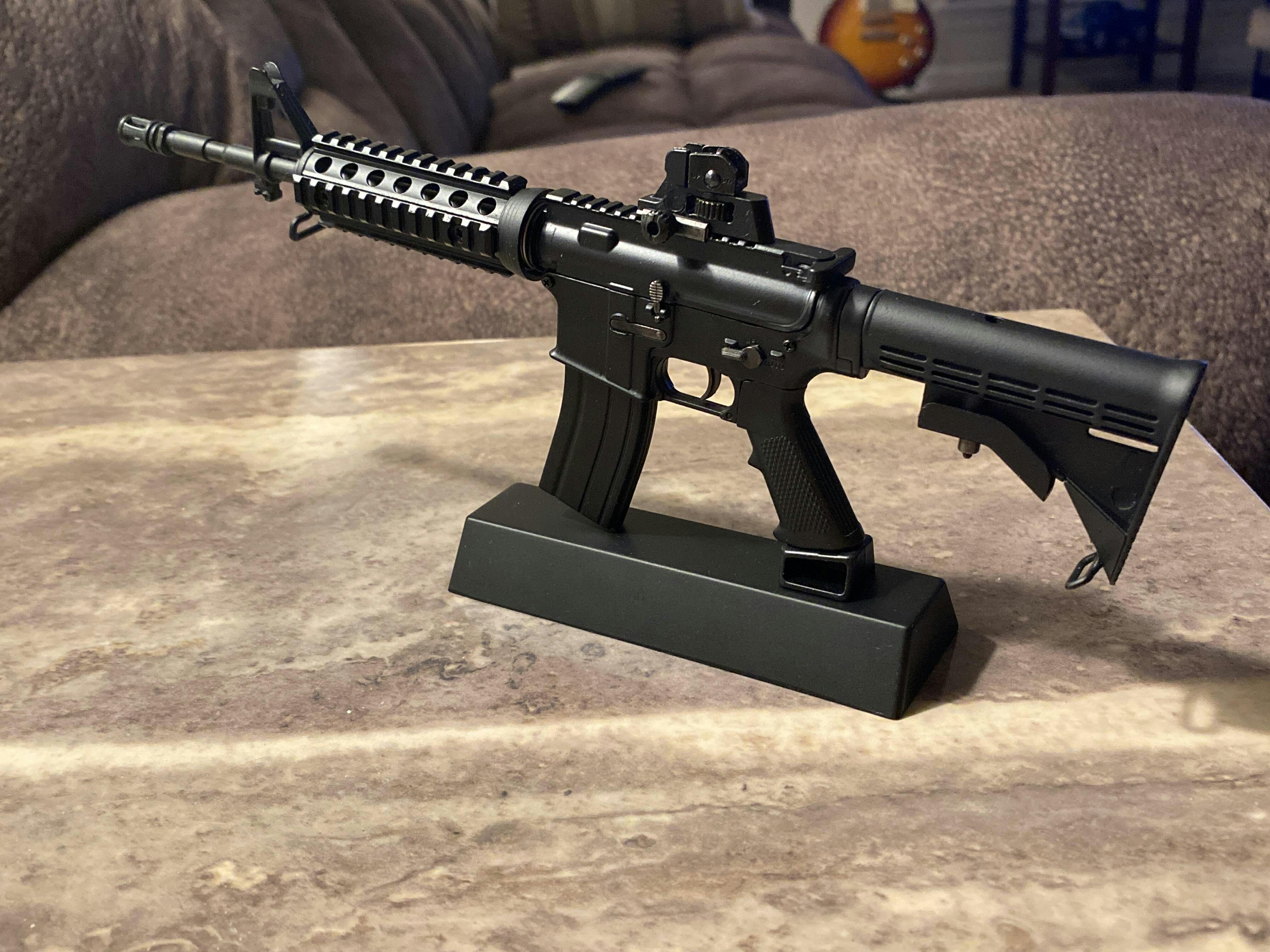 Miniature AR15 Die Cast Model Black | GoatGuns – Goat Guns