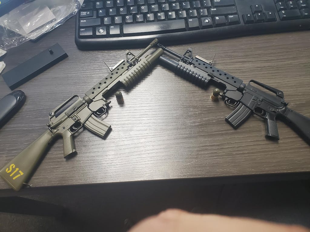 Miniature M16A1 Grenadier Guards | GoatGuns Attachments – GoatGun Models