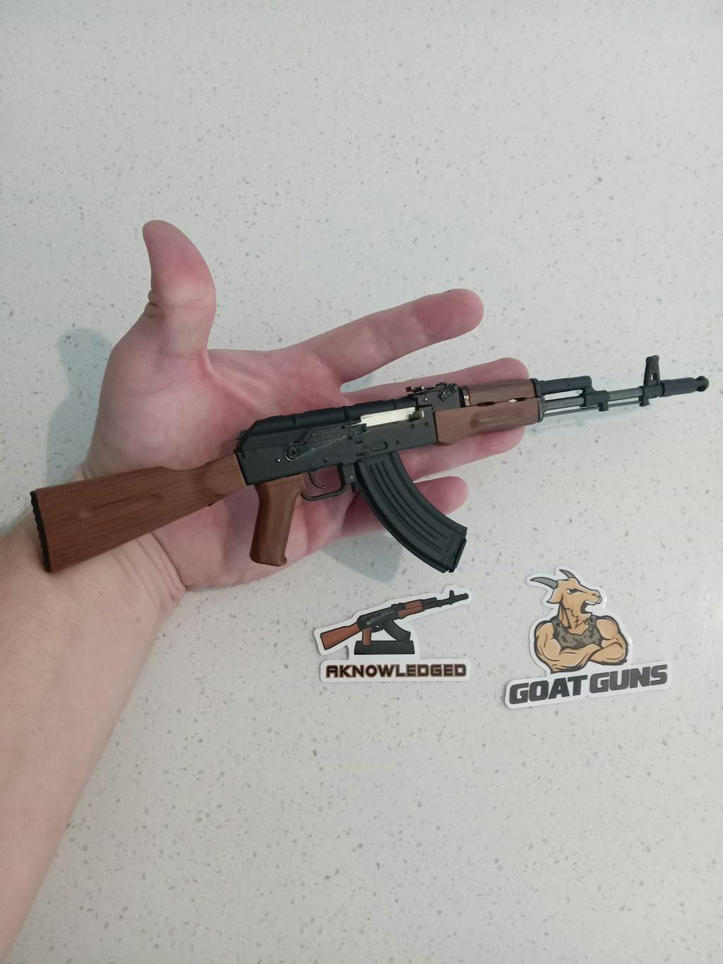 Miniature AK47 Model in Black | GoatGuns – GoatGun Models